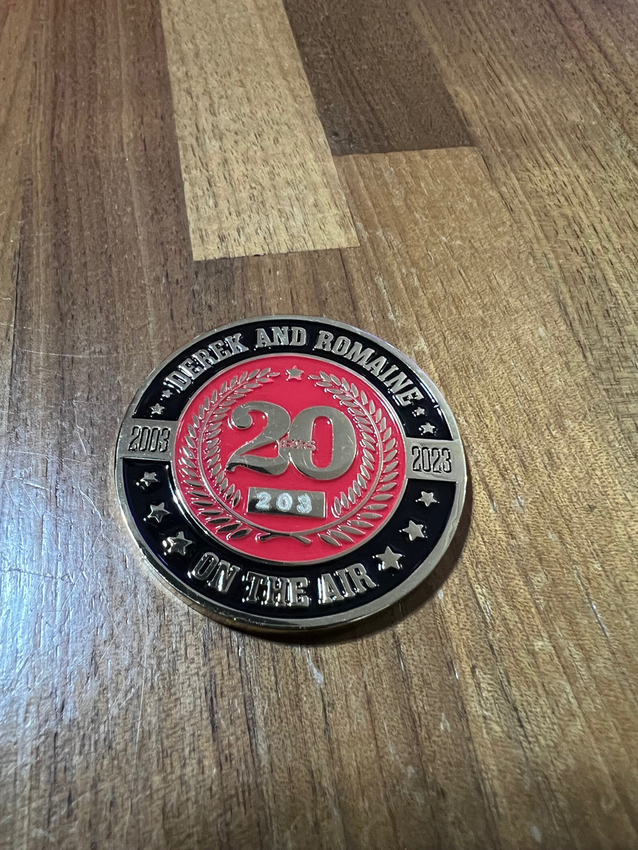 DNR 20th Anniversary Challenge Coin – The DNRStudios Shop.